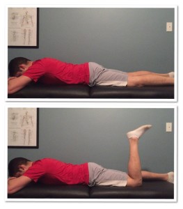 Prone Hip Flexor Stretches