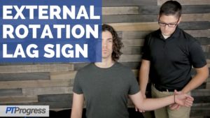 External Rotation Lag Sign • PTProgress