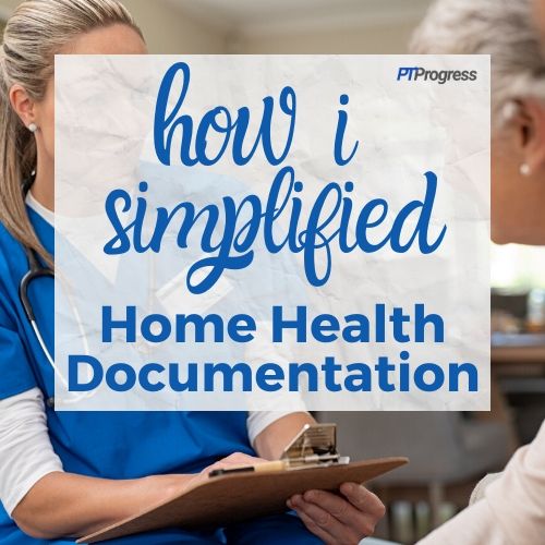 Home Health Therapy Documentation Templates Examples