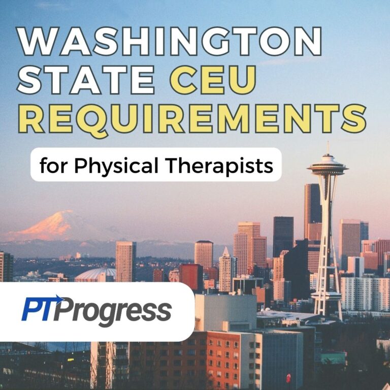 Washington Physical Therapy Continuing Education Requirements